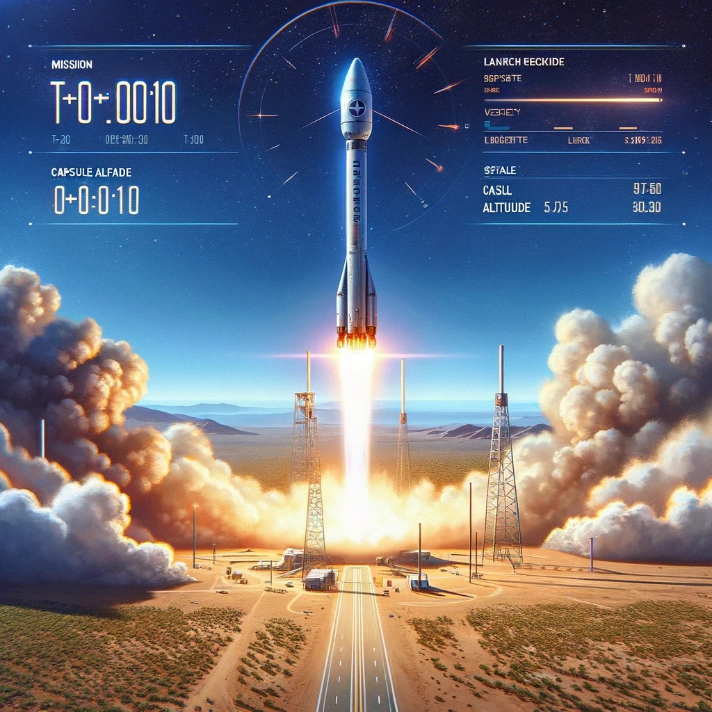 Blue Origin lanza con éxito su primera misión tripulada desde 2022 ...