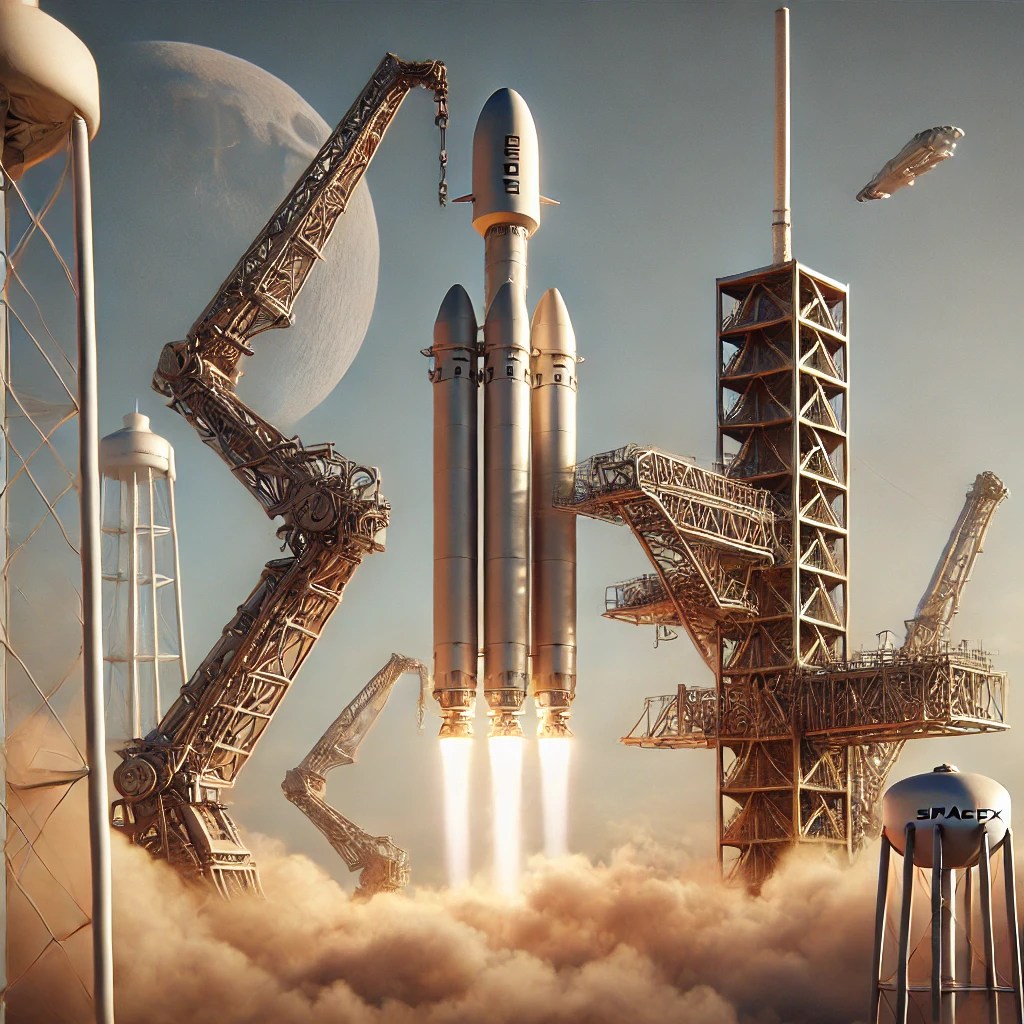 SpaceX logra una nueva hazaña al capturar un propulsor gigante en su ...
