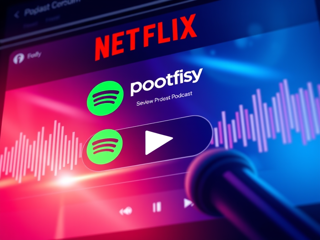 Los podcasts de vídeo de Spotify llegarán a Netflix en 2026 tras un acuerdo de distribución ...